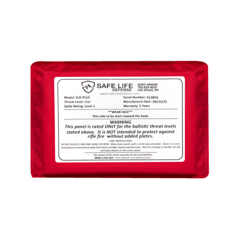 IIIA+ 5"x7" Side Armor Panels | Safe Life Defense