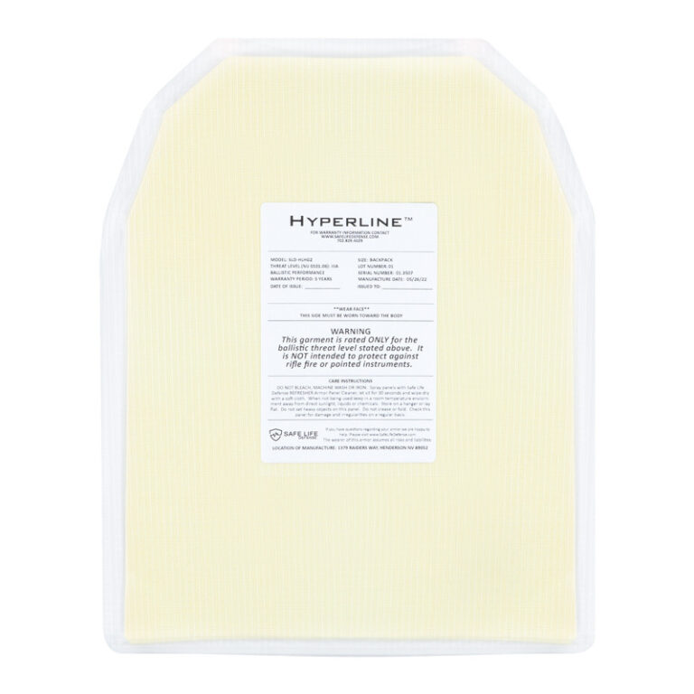 HYPERLINE™ Level IIIA Backpack Armor - Safe Life Defense