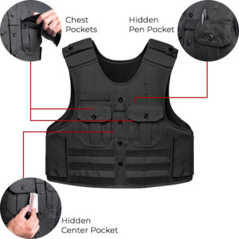 Tactical Uniform Style HG2 Multi-Threat Vest Level IIIA/HG2 - Safe Life ...